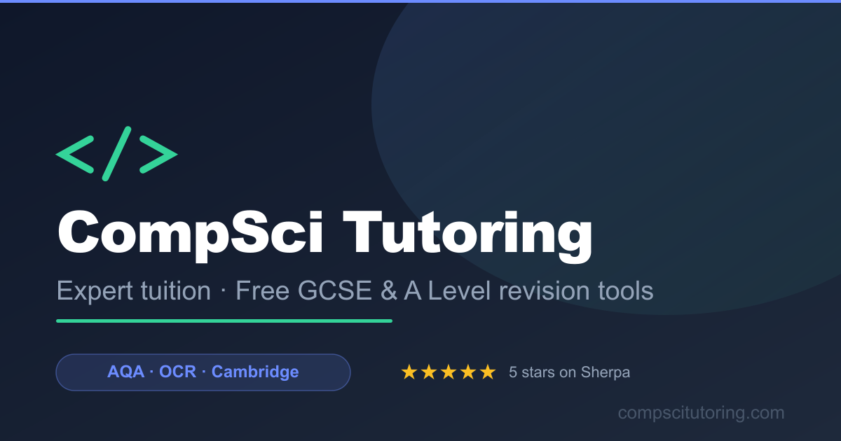 Python for GCSE — Zero to GCSE Python Course | CompSci Tutoring